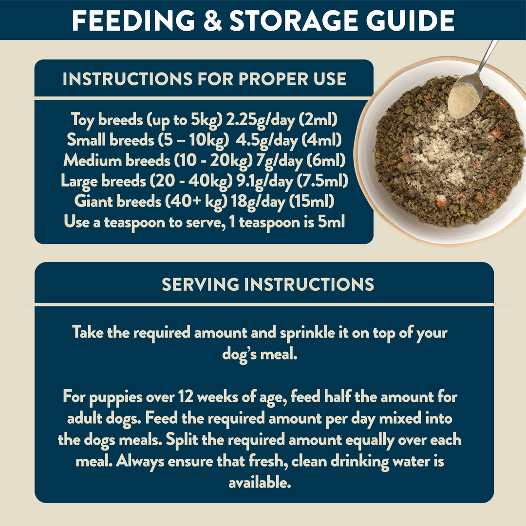 Calming Meal Topper Daily Supplement 100g – Boost Pet Food